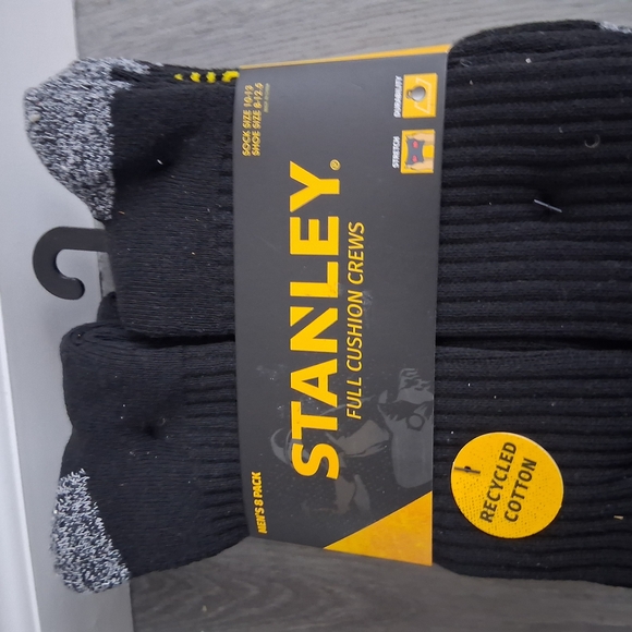 Stanley | Underwear & Socks | Stanley Black Full Cushion Crew Socks ...